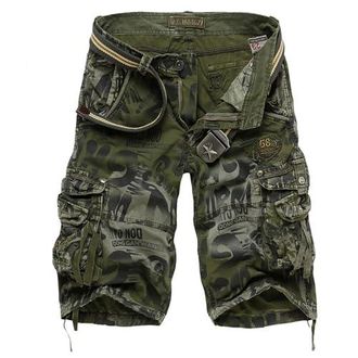 Generic Pantalon cargo pour homme, pantalon de jogging, short camouflage pour homme, coupe d&eacute;contract&eacute;e, poche dext&eacute;rieur, CE2, 31W