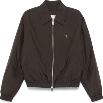 Ami Ami de Coeur Jacke mit Reißverschluss - Braun