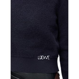 Loewe Pull droit brod&eacute; en laine