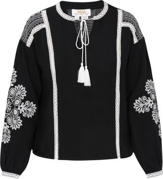 Usha Bluse Frauen Schwarz