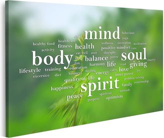 Islandburner Bild auf Leinwand K&ouml;rper Geist Seele Balance im Einklang mit Gesundheit und Frieden Bilder Wandbilder Poster