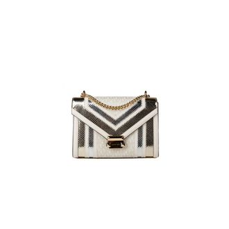 Michael Kors Whitney Medium Flap Chain Shoulder - - Bags - Damen - Wei&szlig; - ONE SIZE