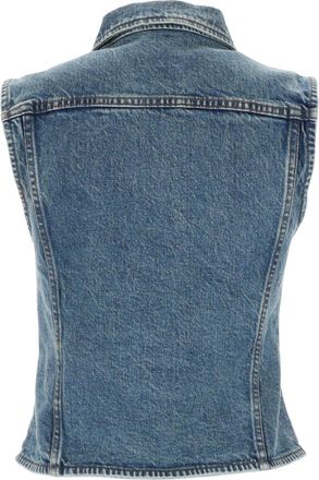 Lois Jeans Cotton Blend Gilet - Blue