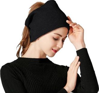 Generic Robes de cou fantaisie &eacute;charpe chaude pour homme et femme, Noir, Taille unique