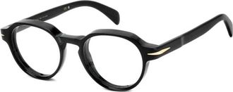 Eyewear by David Beckham unisex, Accessoires, Noir, Taille: 49 MM DB 7153 807 Eyeglasses