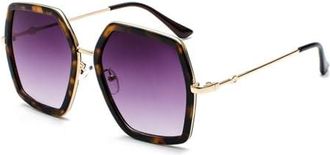 Generic Lunettes de soleil hommes et femmes grand cadre vacances f&ecirc;te plage conduite lunettes de soleil(Purple)