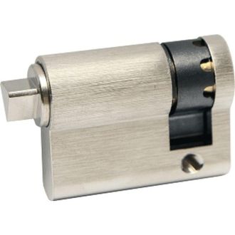 ABUS Dreikantzylinder L&auml;nge 35/35 mm, beids. Dreikant 8 mm Ni