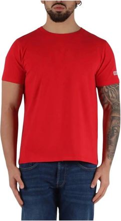 GCDS Gcds, Homme, Tops, Rouge, Taille: L Essentials T-Shirt