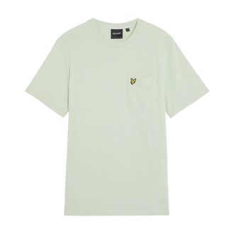 Lyle & Scott SS T-Shirts Tasche T-Shirt - - Tops - Herren - Gr&uuml;n - M