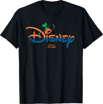 Disney Goofy Script Logo 2026 Vacation Trip Matching T-Shirt
