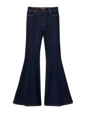 Twinset Schlagjeans - Dunkles Jeansblau