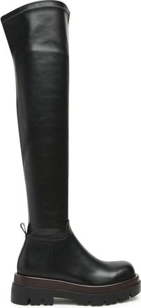 Pinko Overknees PINKO Brahms Cuissard AI 23-24 BLKS1 102331 A1D7 Schwarz