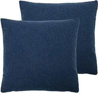 furn. Evans Lichfield Malham Twin Pack-Feder gefüllte Kissen, Maschinenwaschbar, königlich, 50 x 50cm, 2