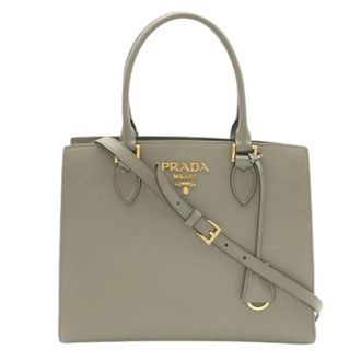 Prada Pre-owned Vintage Saffiano Tote Bag - - Pre-owned - Damen - Grau - ONE SIZE