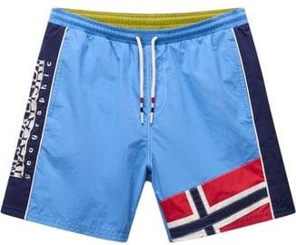 Napapijri Short droit brod&eacute; &agrave; logo V-Reflect