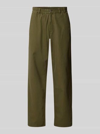 For&eacute;t Stoffhose mit Label-Patch