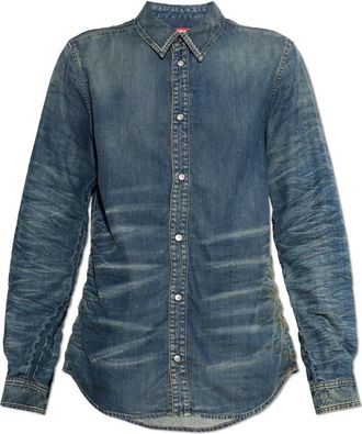 Diesel D-Synar-Fsj4 Shirt - - Shirts - Herren - Blau - L