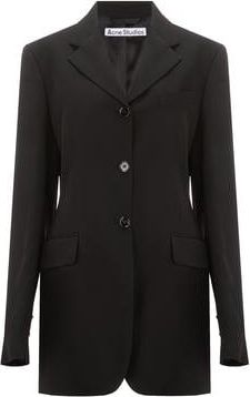 Acne Studios Blazer en laine m&eacute;lang&eacute;e