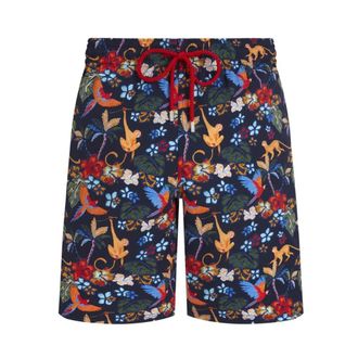 Vilebrequin Lange Stretch-Badeshorts Salvador - - Swimwear - Herren - Mehrfarbig - M