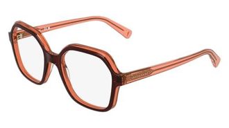 Longchamp LO2796 203 Lunettes pour femme Transparent/marron / rouge 53/19/140