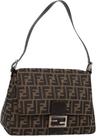 Fendi Sac bandouli&egrave;re Zucca Canvas Pre-owned - Femme - Pre-owned - Brun - Taille: ONE Size