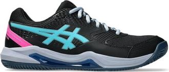 Asics Homme Gel-Dedicate 8 Padel Sneaker, Black/Energy Aqua, 48 EU