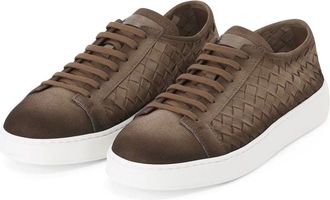 Santoni Homme, Chaussures, Brun, Taille: 41 EU Baskets