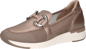 Caprice Damen Slipper mit Plateau Sportlich, Metallisch (Bronce Comb), 37 EU