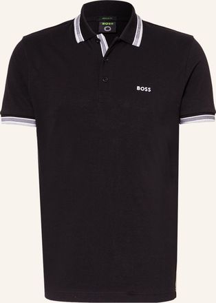 HUGO BOSS Piqu&eacute;-Poloshirt Paddy Curved Regular Fit schwarz