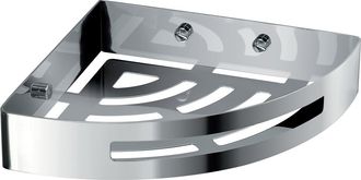 Gedy Nerva Objektivhalter, rechteckig, Edelstahl, Chrom, 21 x 21 x 4,5 cm