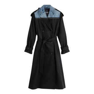 Desigual Chaq Hybrid Trench - - Coats - Damen - Schwarzk - XL