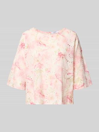 Zabaione Relaxed Fit Bluse mit Loch-Stickerei Modell Lola