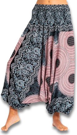 Panasiam Aladin Pants Mandala 2, Black n White XL