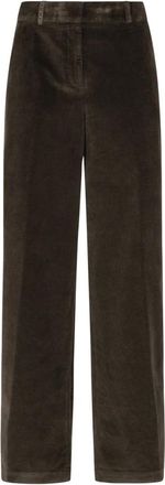 PESERICO Femme, Pantalons, Brun, Taille: 44 FR Wide Pantalons