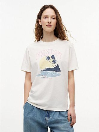 Tommy Hilfiger T-shirt en jersey &agrave; logo graphique