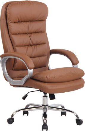 Clp Bürostuhl Big Vancouver I Schreibtischstuhl Mit Belastbarkeit Bis 235 KG, Farbe:Hellbraun