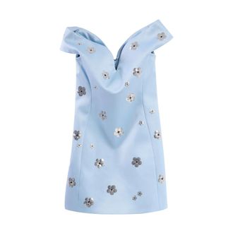 Marc Jacobs Daisy Pailletten Verziertes Kleid - - Dresses - Damen - Blau - S