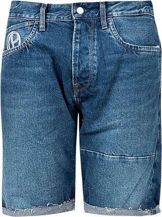 Pepe Jeans London Short Callen Reclaim - Homme - Shorts - Bleu - Taille: W34