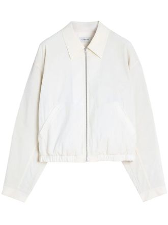 Christophe Lemaire Jacke mit Reißverschluss - Weiß