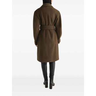 Christophe Lemaire Wool and Alpaca Blend Coat - Brown