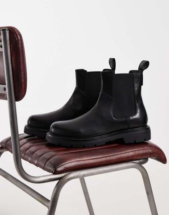 Vagabond Shoemakers Cameron bottines Chelsea chunky en cuir noires