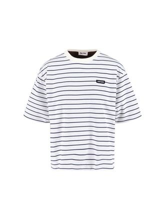 Miu Miu Logo Reversible T-Shirt