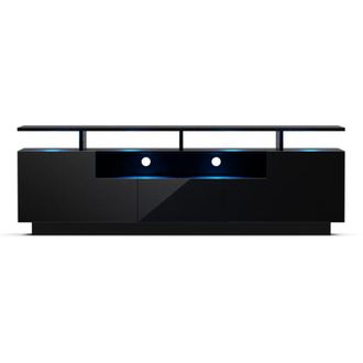 Blumfeldt Blumfeldt - tv Board, Wohnzimmer M&ouml;bel f&uuml;r tv, 150 cm Fernsehschrank mit Color-LEDs, Gro&szlig;es TV-Lowboard, Niedrige TV-Schr&auml;nke mit Stauraum, Schrank