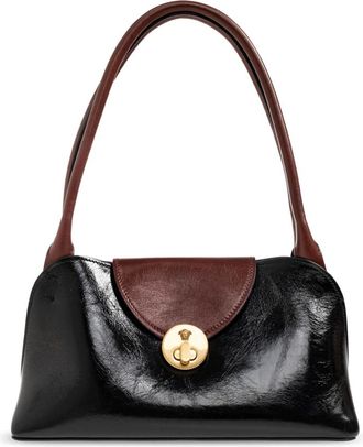 Versace Femme, Sacs, Noir, Taille: ONE Size Vivian Small Leather East/West Shoulder Bag