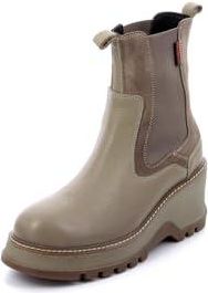 Kickers Wag, Bottillons Femme, Argent, 38