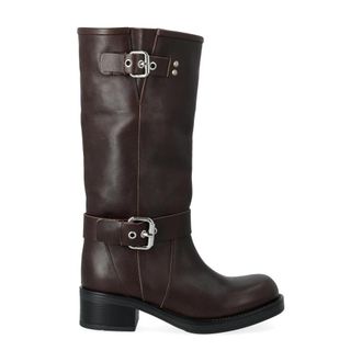 Max Mara Wkaaddobbo Biker Boot - - Shoes - Damen - Braun - 41 EU