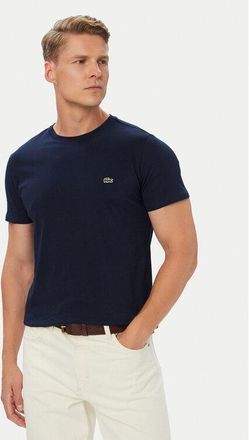 Lacoste T-Shirt TH6709 Dunkelblau Regular Fit