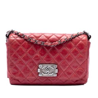 Chanel Pre-owned Vintage Gesteppte Umh&auml;ngetasche - - Pre-owned - Damen - Rot - ONE SIZE