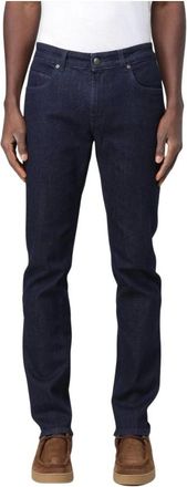 Fay Homme, Jeans, Bleu, Taille: W32 Jean Slim-fit en denim