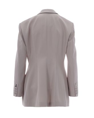 Patrizia Pepe Womens Blazer Portafoglio Cloud Grey Polyester Jacket